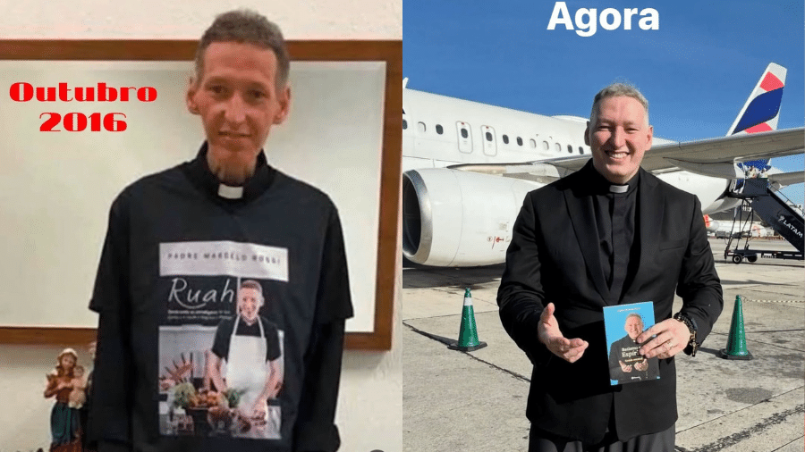 Padre Marcelo Rossi impressiona ao mostrar evolução de seu corpo