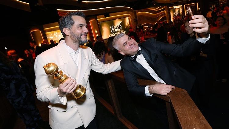 Globo de Ouro: Wagner tietado e encontros que a TV não mostra