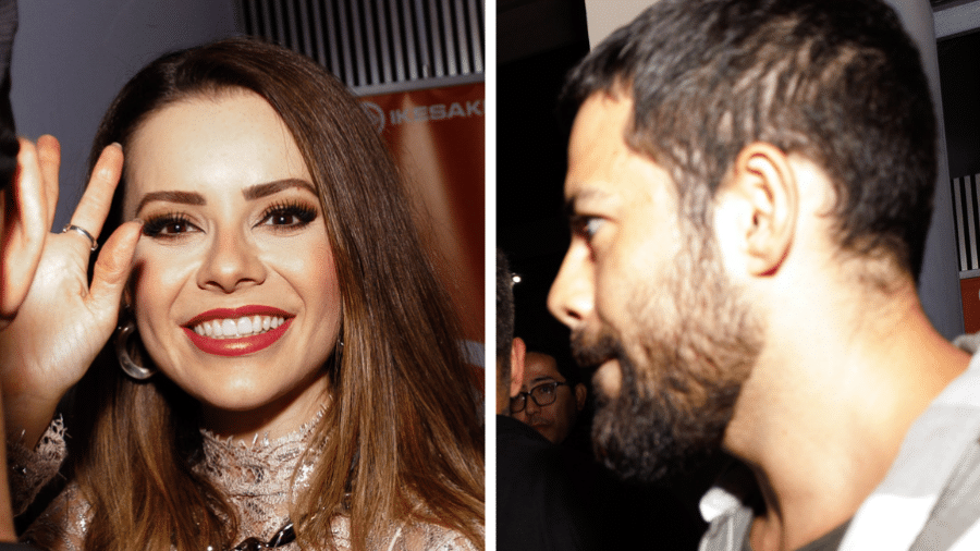 Sandy evita fotos com o namorado em evento em São Paulo