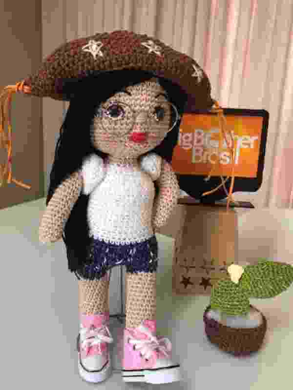 'BBB 21': Artista faz bonecos de crochê de cenas do reality show