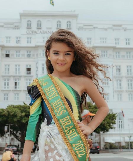 Mini Miss Brasil de 7 anos é primeira nordestina a ganhar concurso