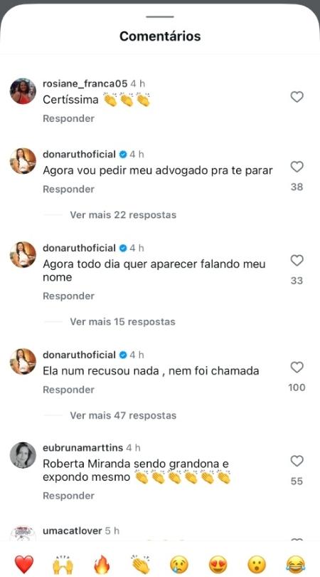 Roberta Miranda revela mágoas e afirma que dona Ruth é interesseira