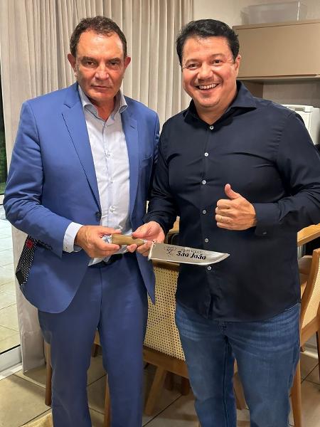 Cesar Marchetti e Pedro Brair promovem churrasco entre amigos