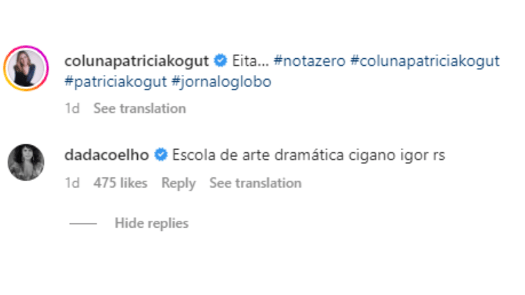 Jade Picon: Dadá Coelho detona atuação da ex-BBB em Travessia