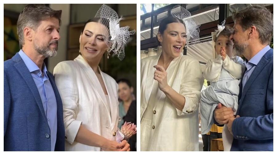 Michelle Loreto se casa com diretor da Globo: 'Do jeito que eu queria'