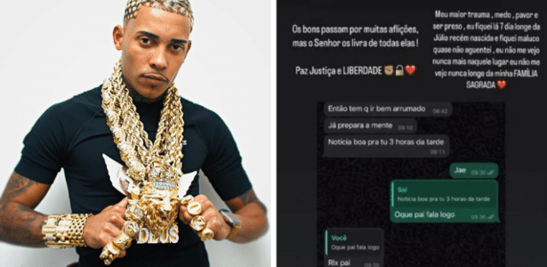 MC Poze foi preso após dizer que esse era o seu 'maior medo'