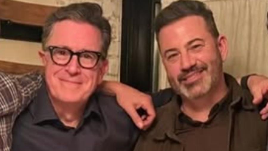 Stephen Colbert defende Jimmy Kimmel e ataca Donald Trump
