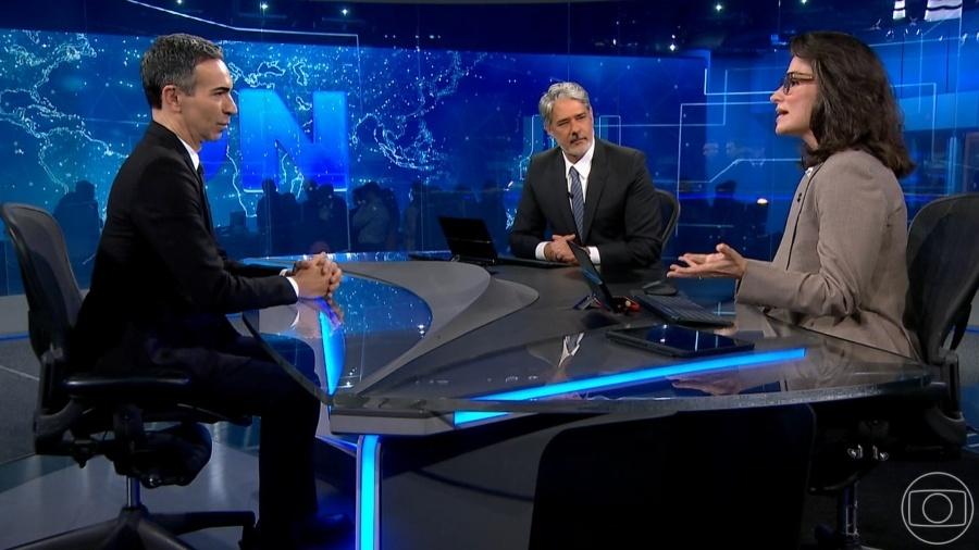 A pergunta que William Bonner fez a Cid moreira bem antes de assumir o JN