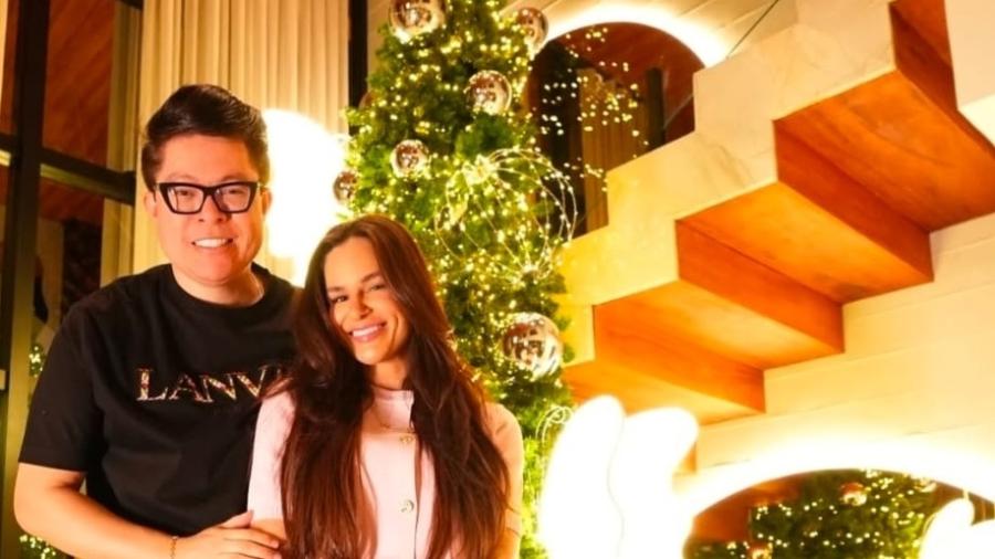 Pamella Holanda mostra 1º Natal com DJ Ivis após agressões: 'Maduros'