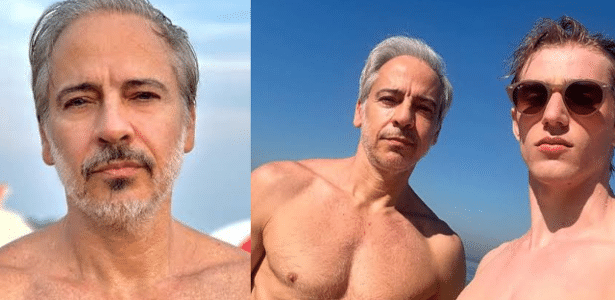 Edson Fieschi, de 'Vale Tudo', vive namoro com jovem 42 anos mais novo
