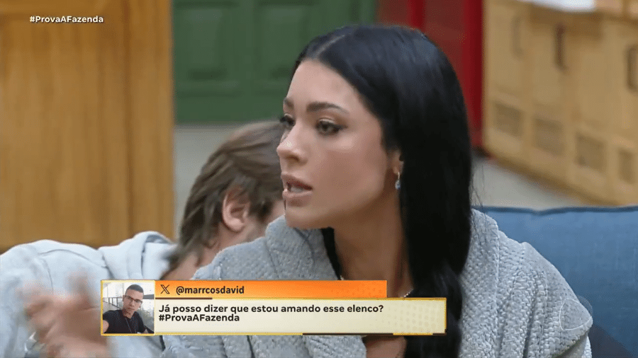 A Fazenda 2025: Rayane comenta relação de Belo com Gracyanne