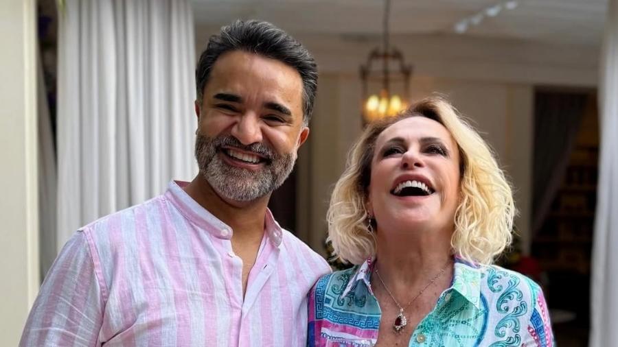 Ana Maria Braga celebra aniversário do marido, Fábio Arruda: Presente ...