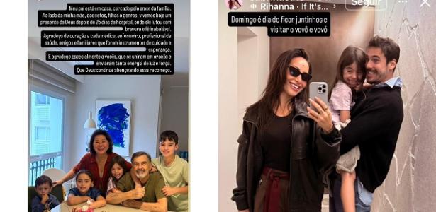 Sabrina Sato fala do pai pela primeira vez após alta hospitalar