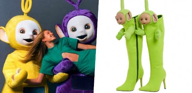 Designer de moda lança botas extravagantes dos Teletubbies - 22/03/2023 ...