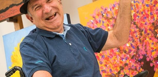 A exposição de quadros de Osmar Santos