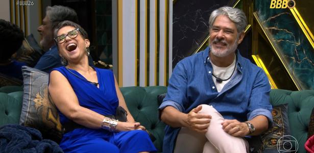 BBB 26: Sandra Annenberg e William Bonner entram na casa do programa