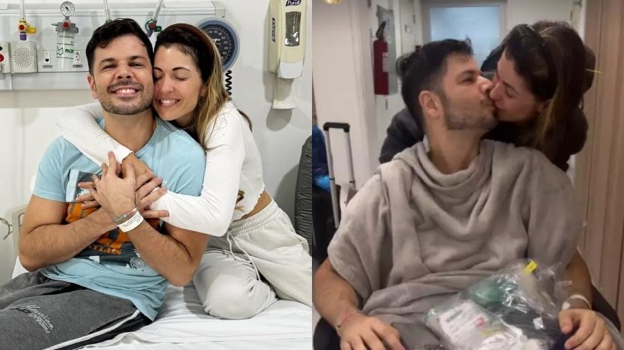 Jonas Almeida: Esposa celebra cirurgia de retirada de 20% do pulmão