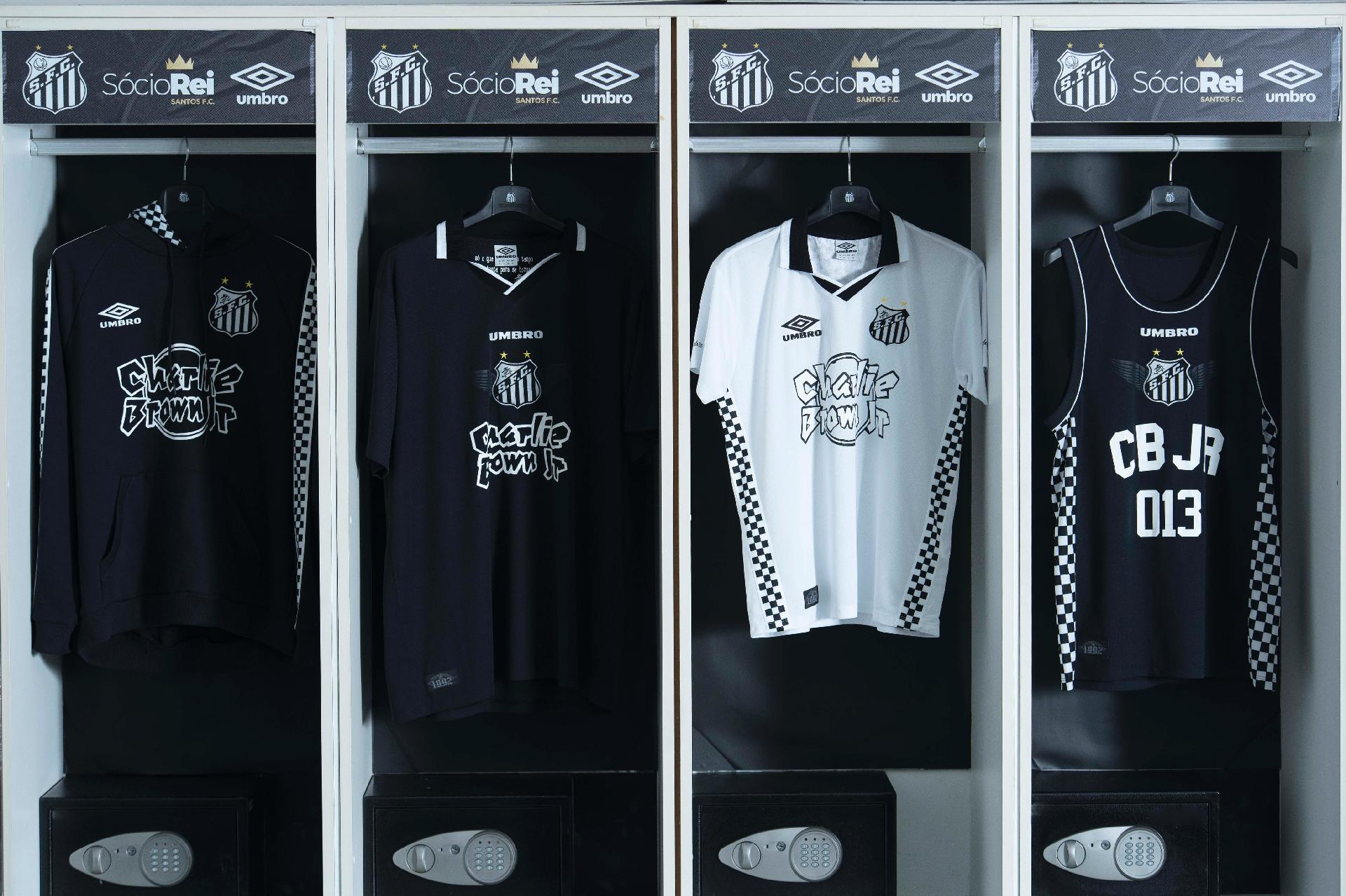 Charlie Brown Jr. ganha roupas em parceria com Umbro e Santos