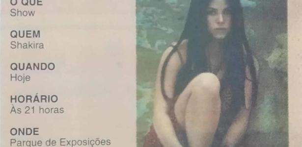 Shakira já fez show em Uberlândia por R$ 5