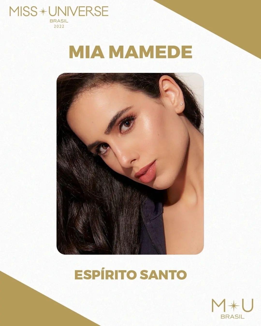 Miss Brasil 2022: Mia Mamede, do Espírito Santo, vence concurso
