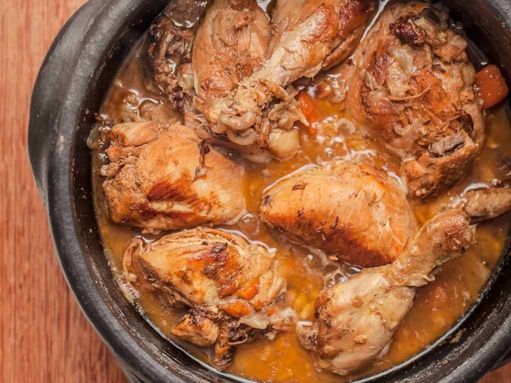 Fotos De Frango Cozido Frango Cozido Com Molho De Bolinhos De Arroz E