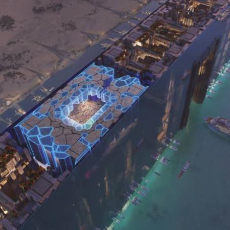 Arábia Saudita construirá estádio suspenso a 350m para Copa de 2034