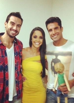 Flávia Armond divulga imagem de encontro com Dan Wainer e Rodrigo ...