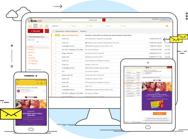 Seu e-mail está melhor e muito mais fácil de usar! - UOL Mail
